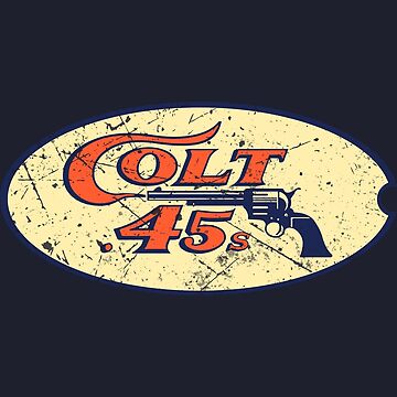 "Colt 45 Gun Houston Texas" Sticker for Sale by quark | Redbubble