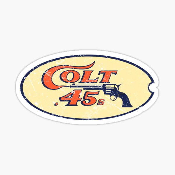 "Colt 45 Gun Houston Texas" Sticker by quark | Redbubble