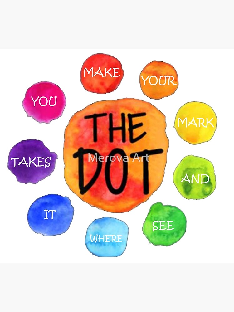 "International dot day , the dot make your mark " Poster for Sale by ...