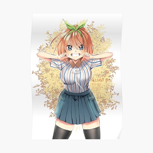 "Yotsuba Nakano" Poster by ku-ini | Redbubble