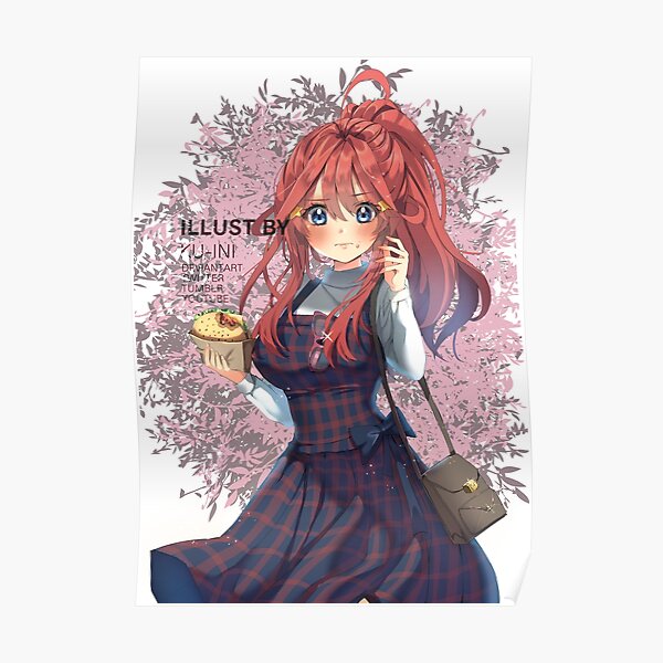 "Itsuki Nakano" Poster by ku-ini | Redbubble