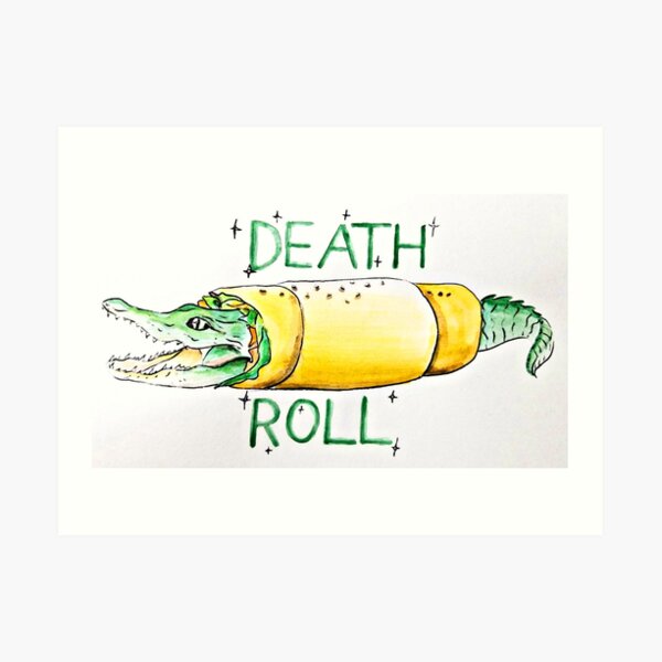 "Alligator Death Roll" Art Print for Sale by Jenna-Has-Art | Redbubble