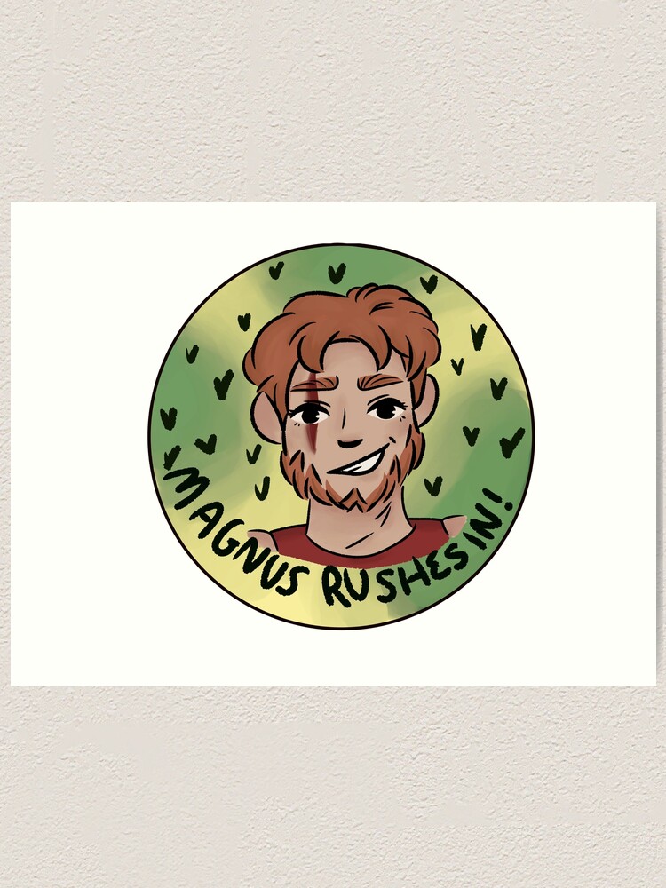 "Magnus Burnsides - The Adventure Zone (McElroys)" Art Print by ...