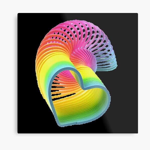 Slinky Metal Prints | Redbubble