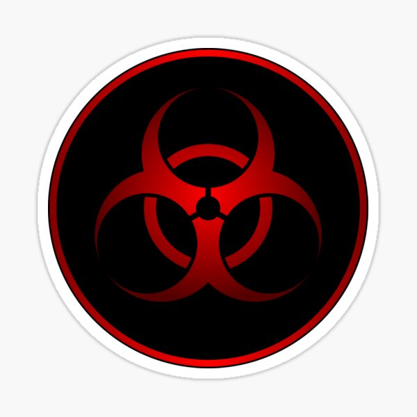 Red Toxic Symbol