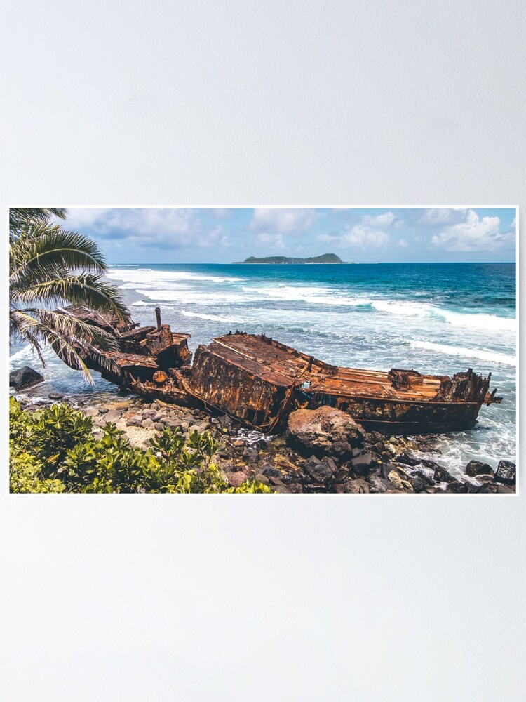 "Ship Wrecked horizontal" Poster by Andrewm87 | Redbubble