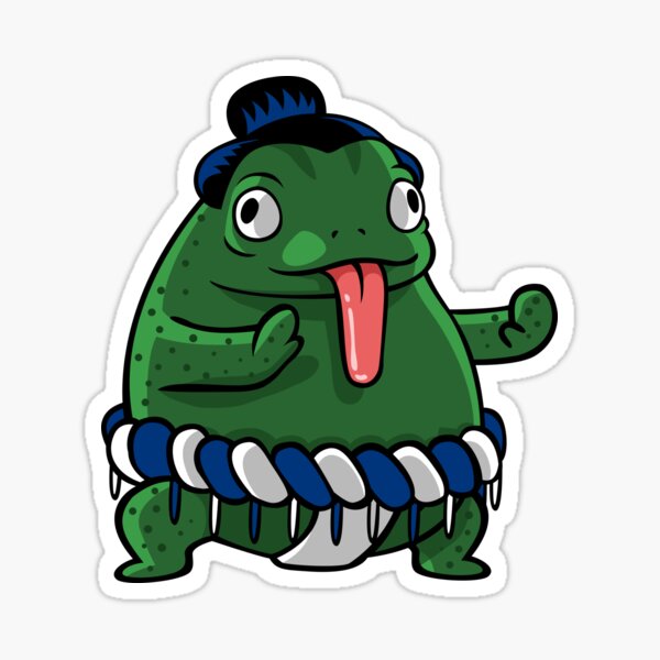 "Sumo frog" Sticker for Sale by albertocubatas | Redbubble