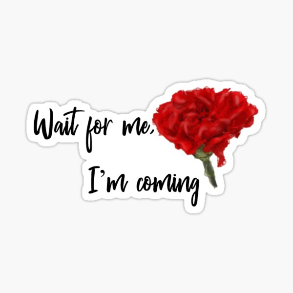 "Wait For Me- Hadestown" Sticker for Sale by agrandduchess | Redbubble