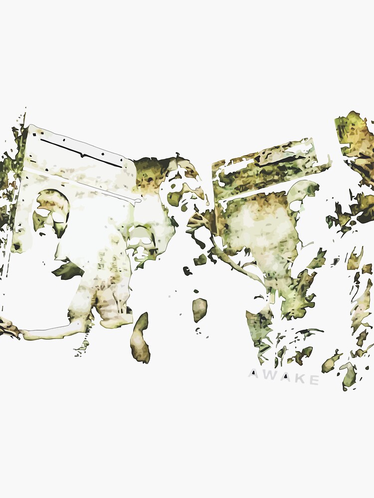 "awake" Sticker for Sale by renabeda | Redbubble