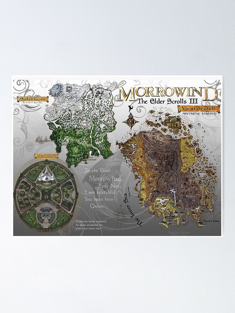 "Morrowind, Elder Scrolls" Poster for Sale by sshurfxc | Redbubble