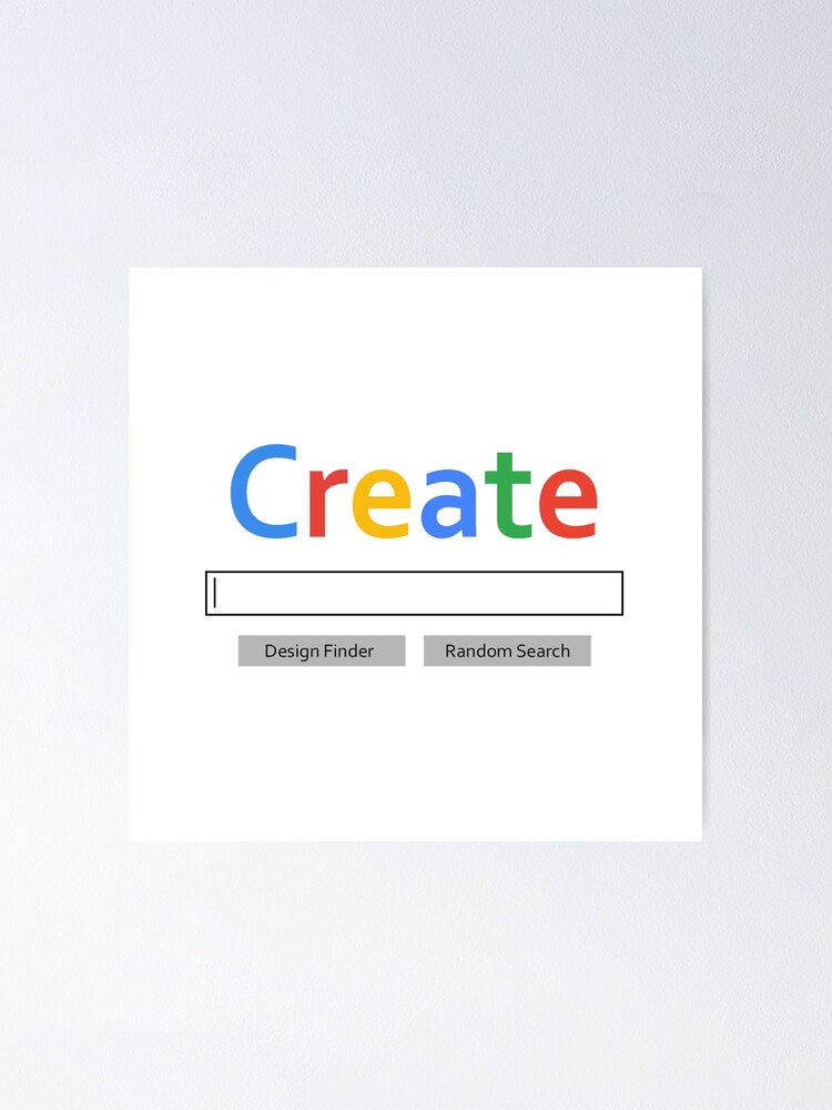 "Google Fan Art Logo" Poster for Sale by alexaldridge | Redbubble