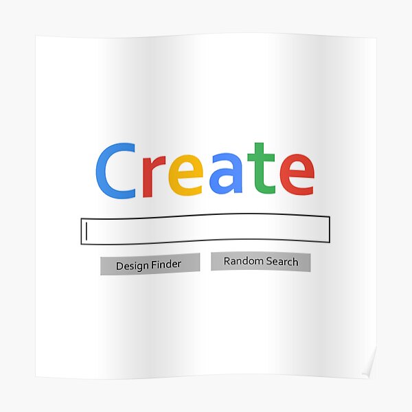 "Google Fan Art Logo" Poster for Sale by alexaldridge | Redbubble