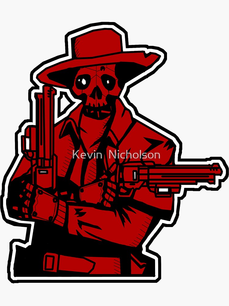"Robot Cowboy" Sticker by RobotCowboy | Redbubble