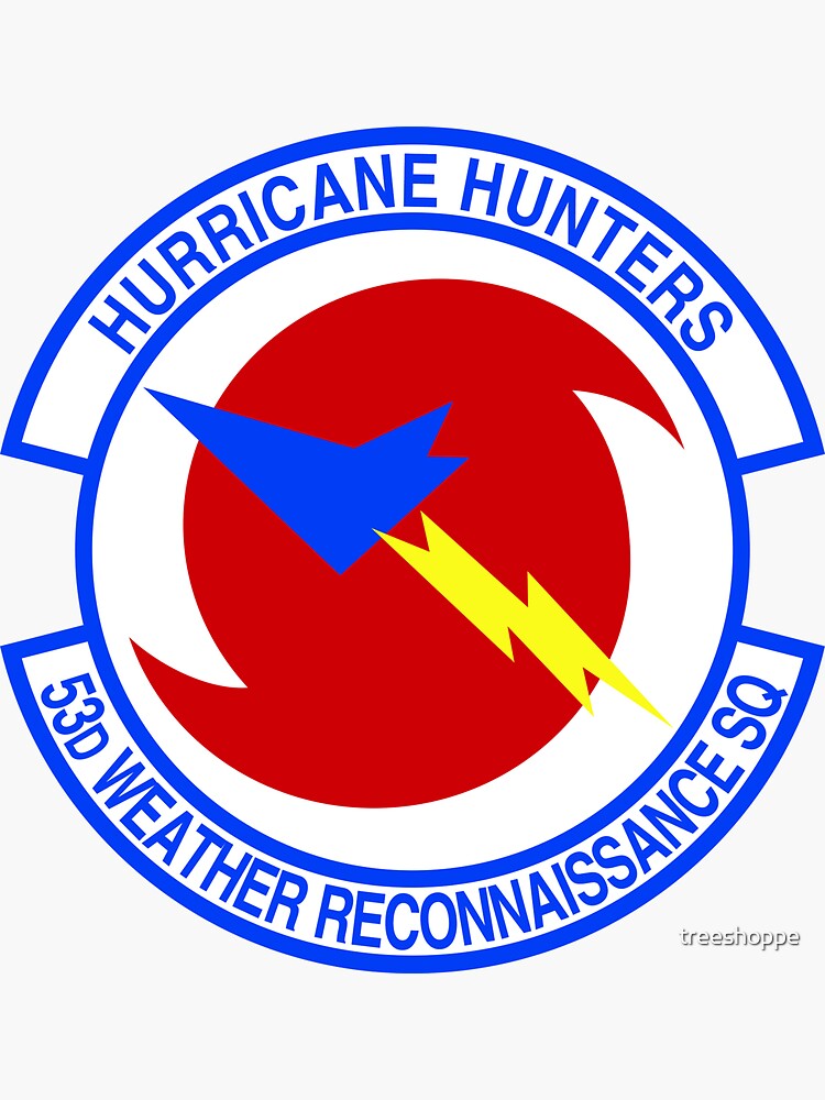 "NOAA Hurricane Hunters Weather Recon Emblem" Sticker for Sale by ...