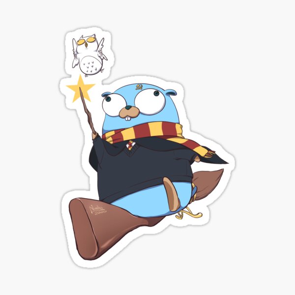 Golang Gopher Stickers | Redbubble
