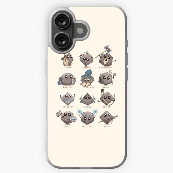 "Kawaii DnD Classes - DnD Dungeons & Dragons D&D" iPhone Case for Sale ...
