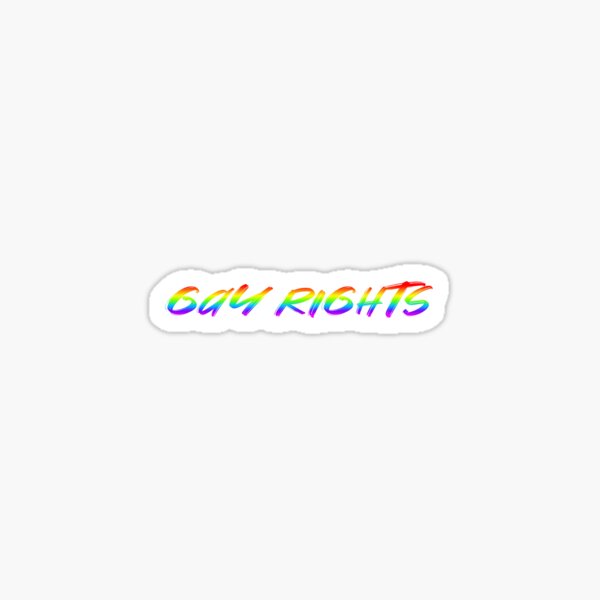 "gay rights" Sticker by ravensbrace | Redbubble