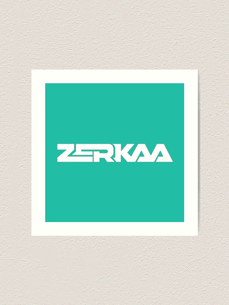 "Zerkaa Youtube Logo" Art Print for Sale by gibbiceps | Redbubble