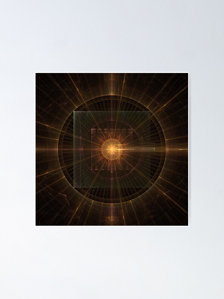 "Stellar Clock" Poster by algoldesigns | Redbubble
