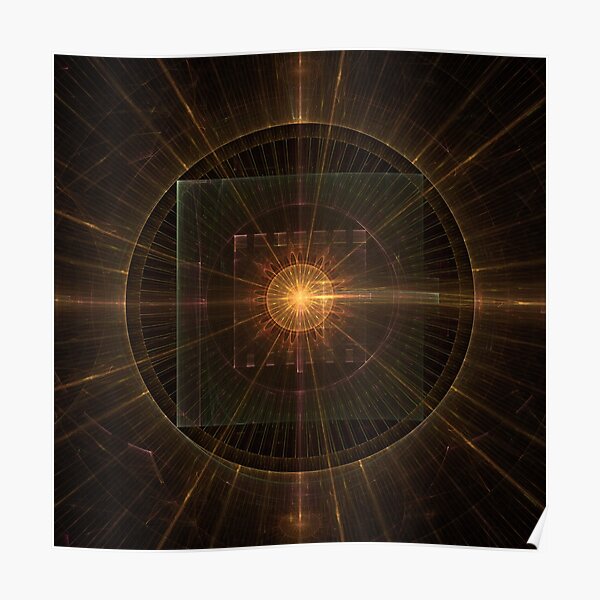 "Stellar Clock" Poster by algoldesigns | Redbubble