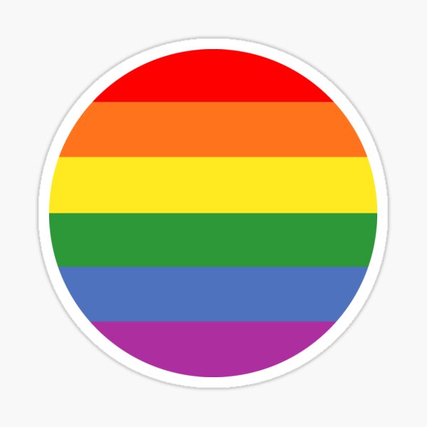 "Pride Circle" Sticker for Sale by Harlequitmix | Redbubble