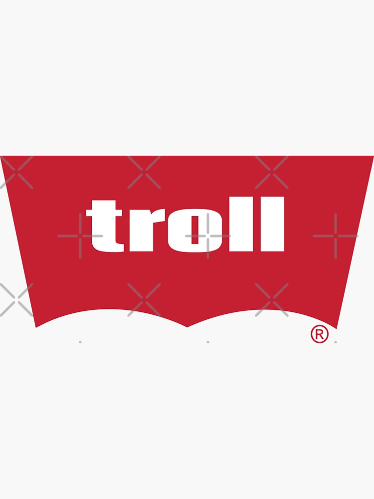 "Troll Trolling Gamer" Sticker by WordsGamersUse | Redbubble