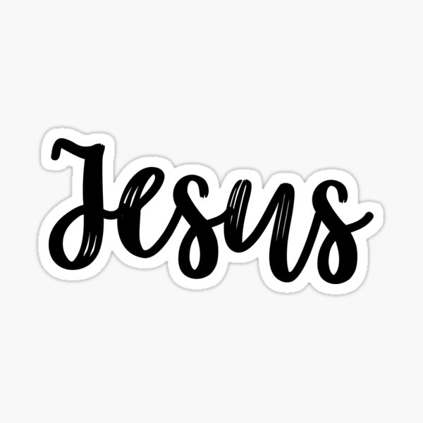 "Jesus" Sticker for Sale by DreezyJ | Redbubble