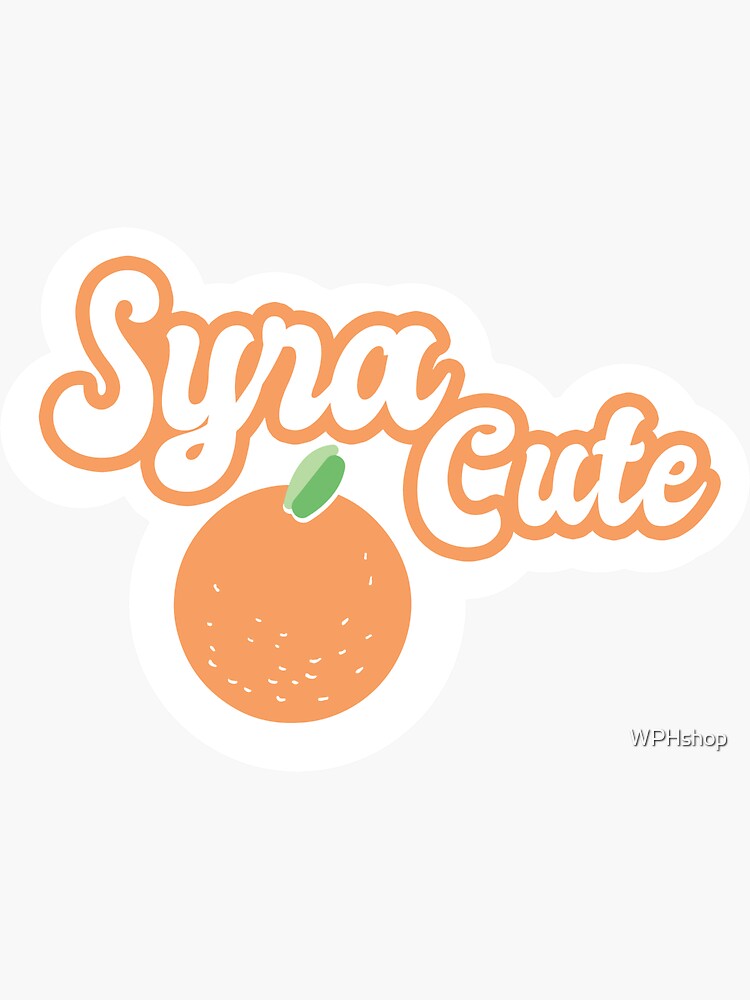 "Syra-Cute " Sticker for Sale by WPHshop | Redbubble