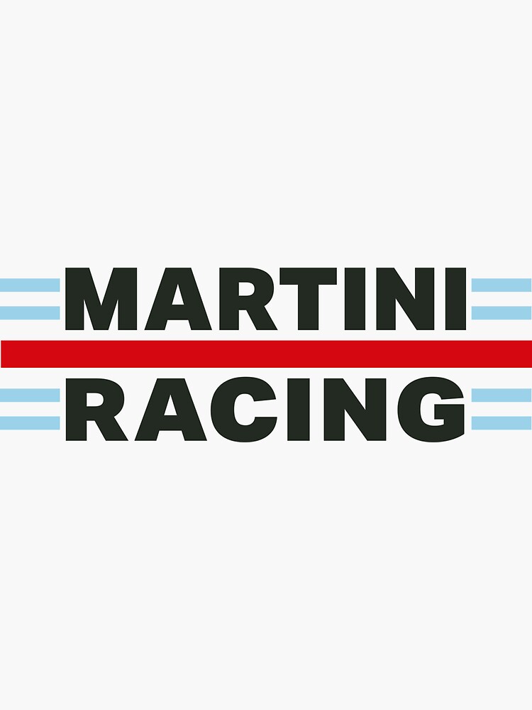 Pegatina «martini racing» de ventoleradesign | Redbubble