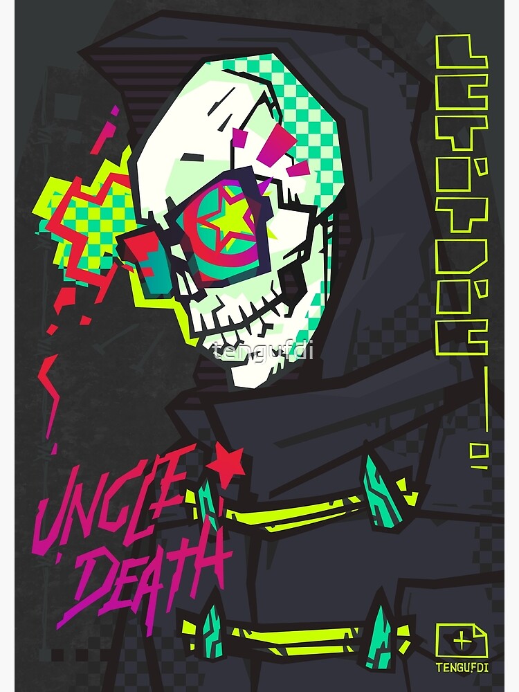 "Uncle Death // Let It Die" Poster for Sale by tengufdi | Redbubble