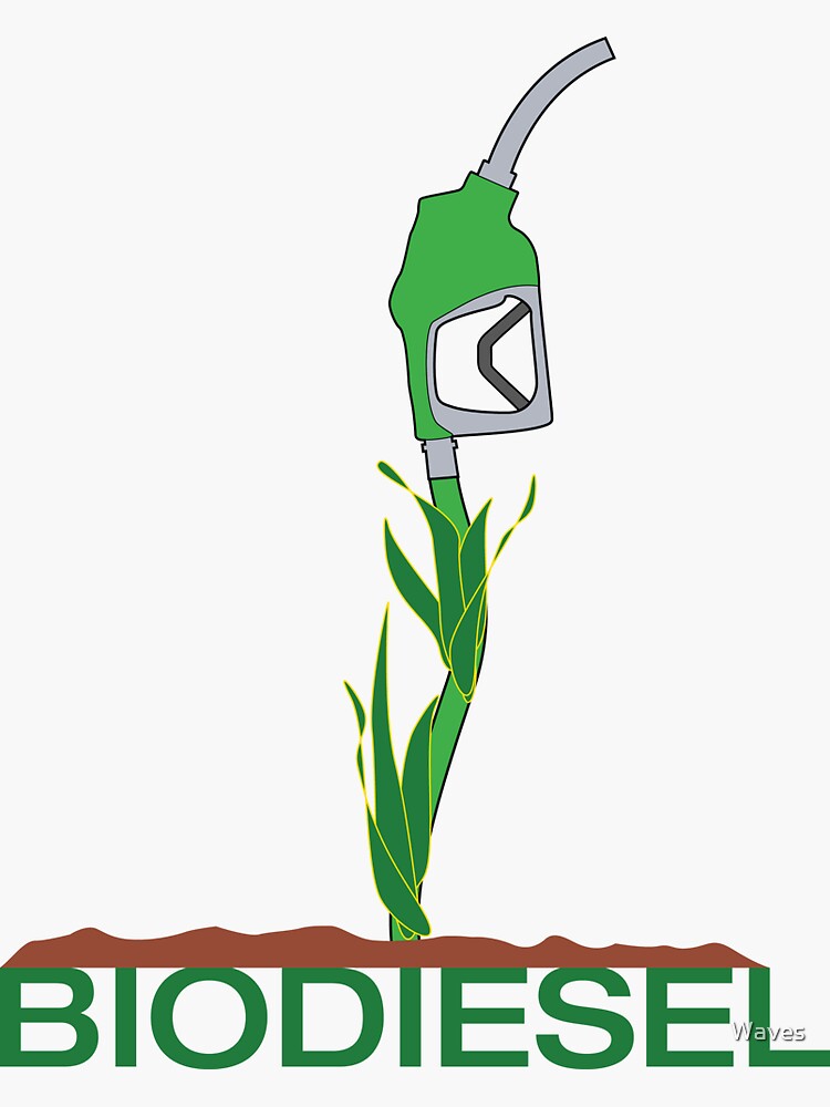 "Biodiesel Plant" Sticker for Sale by Waves | Redbubble