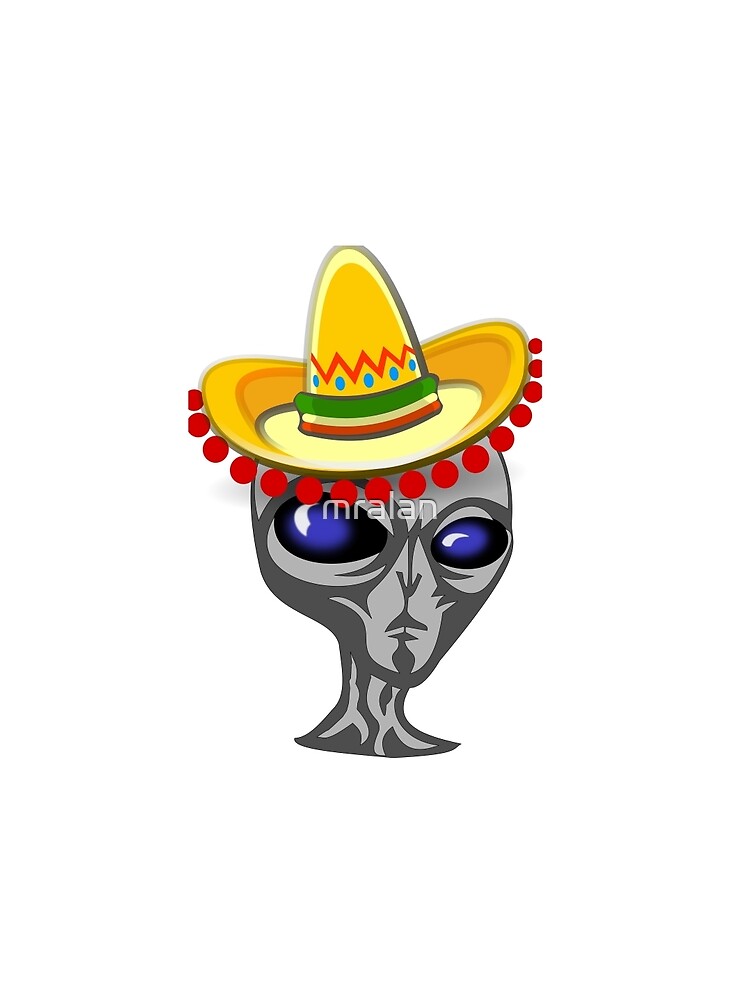 "Mexican Alien Sombrero" Scarf by mralan | Redbubble