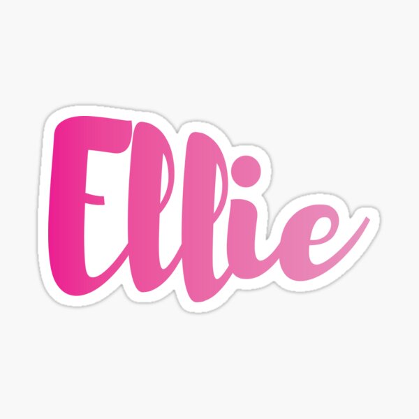 "Ellie " Sticker for Sale by ampp | Redbubble