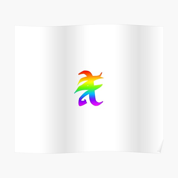 Póster «runa de poder del arco iris» de ravensbrace | Redbubble