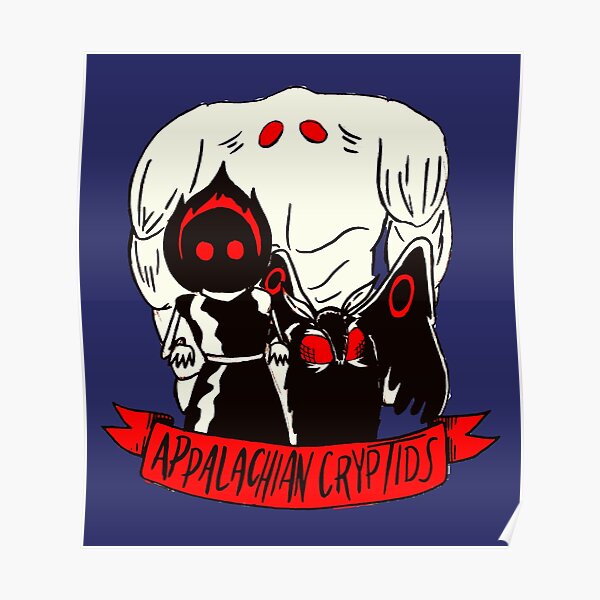 "Red Cryptids" Poster by lilo28329 | Redbubble
