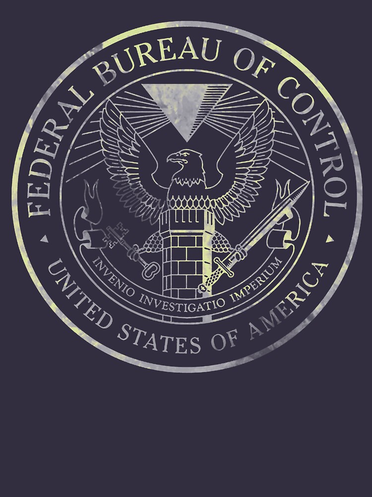 "Copy of Federal Bureau of Control Gold" T-shirt for Sale by Manoss1995 ...