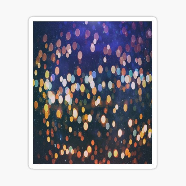"Sparkly, Sparkling, Abstract Light Design" Sticker by elizbeards ...