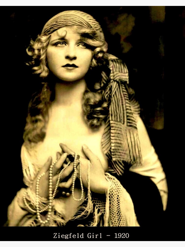"ZIEGFELD GIRL : Vintage 1920 Flapper Advertising Print" Poster for ...