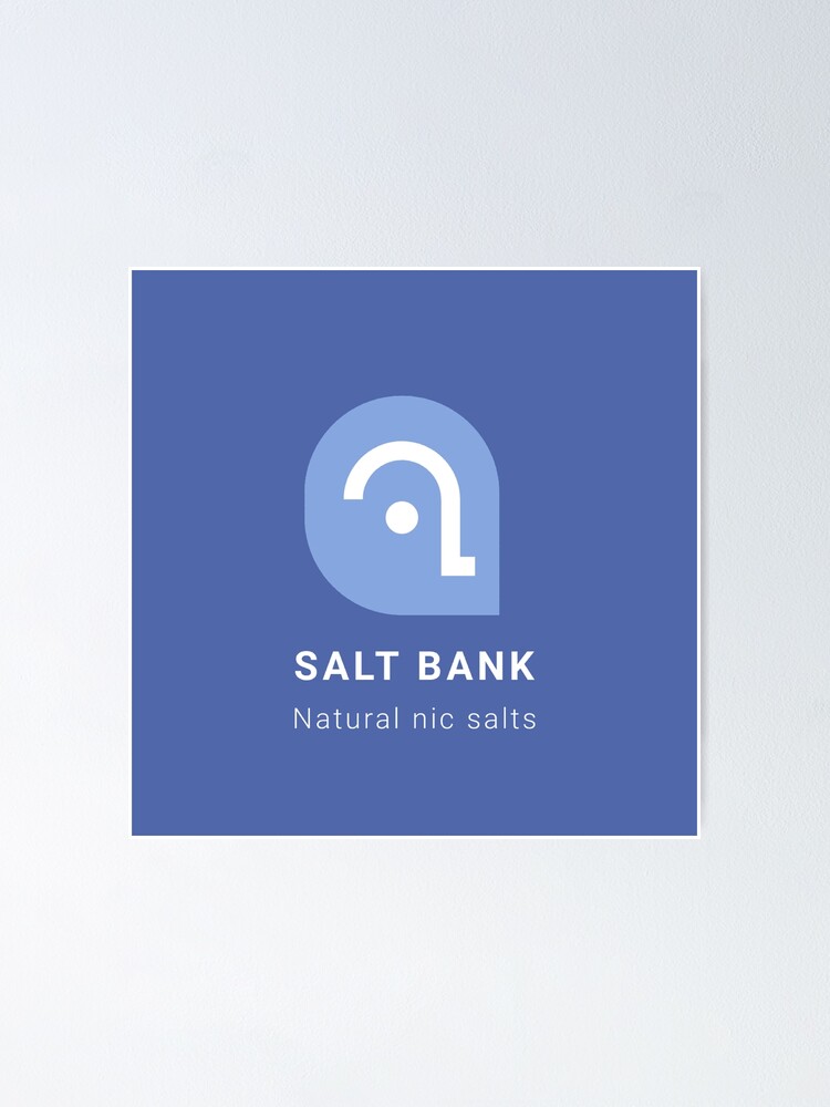 "Salt Bank Logo" Poster for Sale by stricklandhouse | Redbubble
