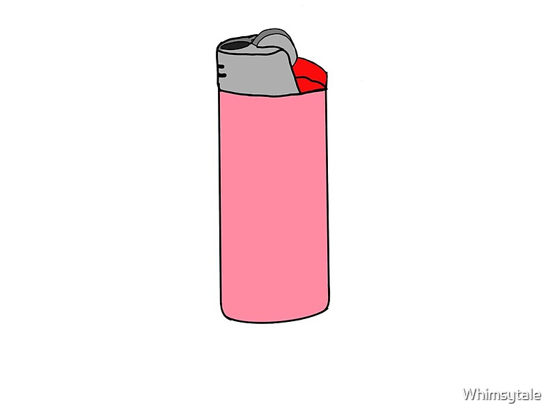 "Pink cartoon animated lighter" by Whimsytale | Redbubble