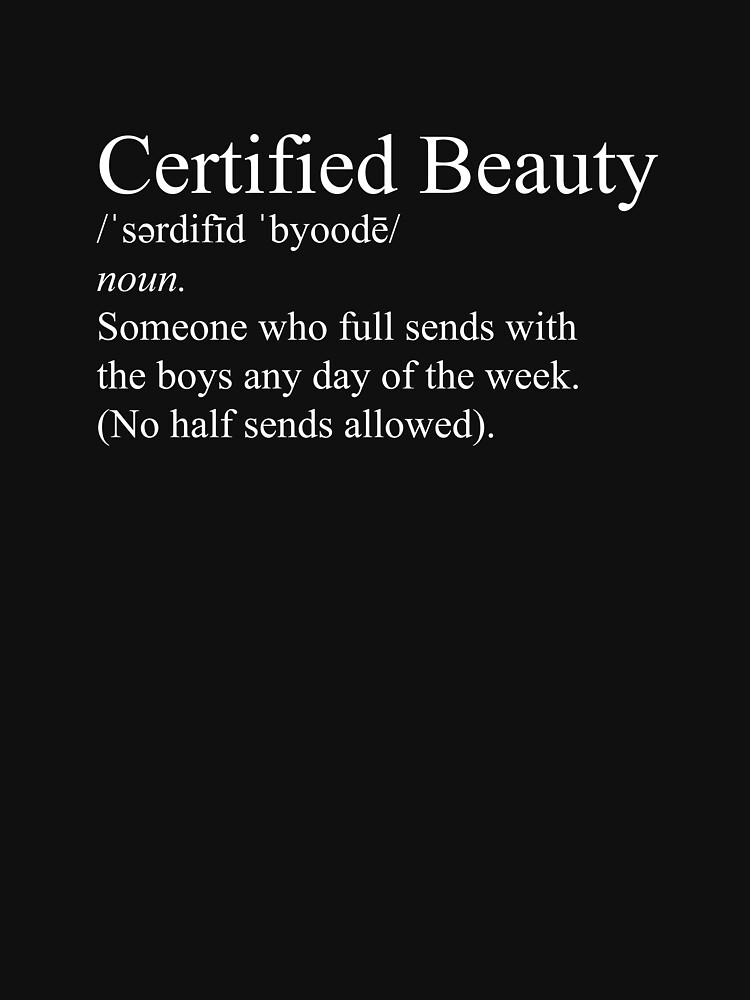 "Certified Beauty" Pullover Hoodie for Sale by StephParker | Redbubble