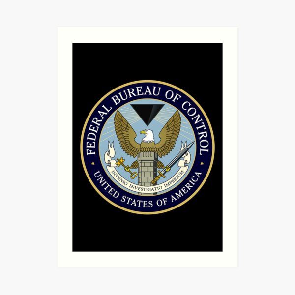 "Control™ - Federal Bureau of Control (Logo) [Colored]" Art Print for ...