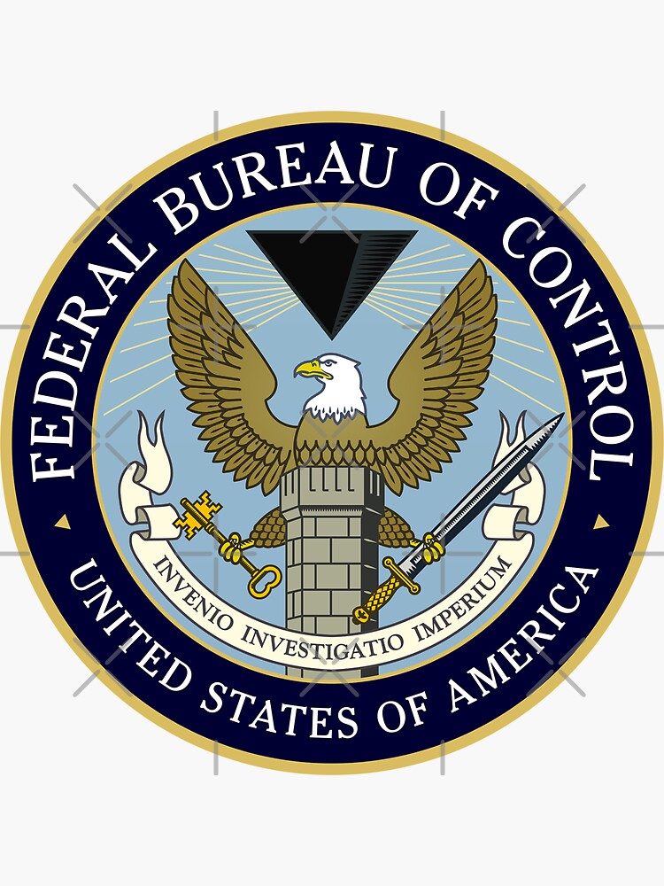 "Control™ - Federal Bureau of Control (Logo) [Colored]" Sticker for ...