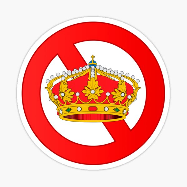 Anti Monarchy Stickers | Redbubble