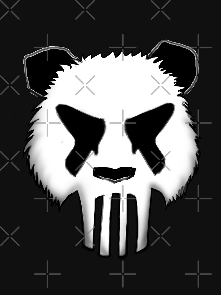 "Skull Panda" T-shirt for Sale by NemesisComix | Redbubble | funny t ...
