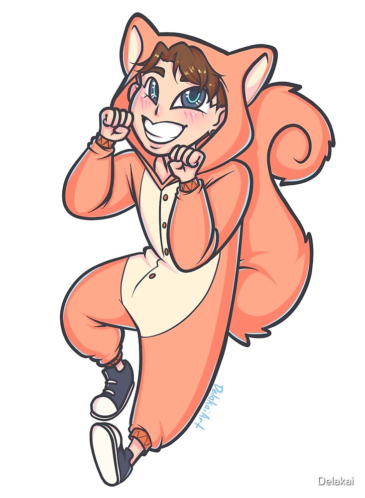 "Stray Kids Han - Squirrel Pajamas" by Delakai | Redbubble