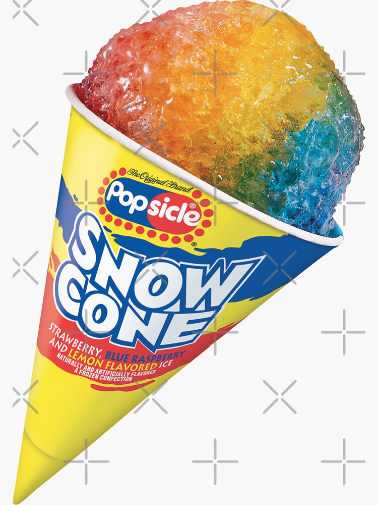 "Snow Cone" Sticker for Sale by marcusorden | Redbubble