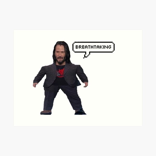 "Mini Keanu Meme " Art Print for Sale by ematzzz | Redbubble