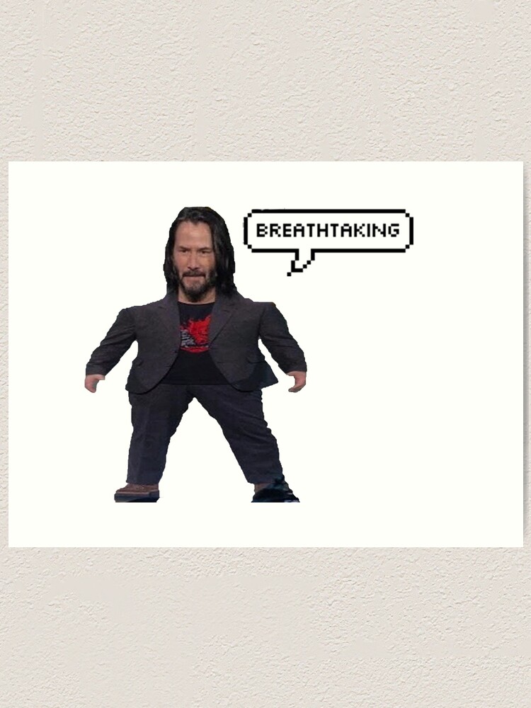 "Mini Keanu Meme " Art Print for Sale by ematzzz | Redbubble