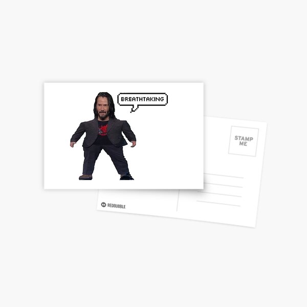 "Mini Keanu Meme " Postcard for Sale by ematzzz | Redbubble